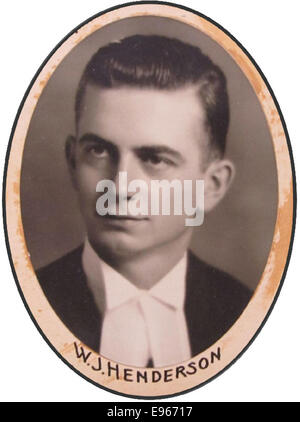 A portrait of William James Henderson, an individual from the Bain ...