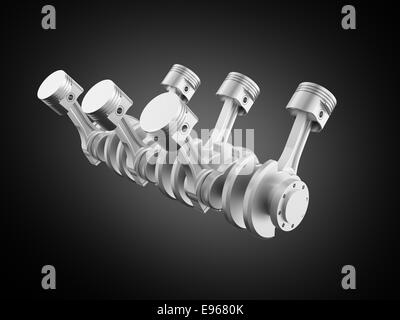 3D V8 engine background illustration Stock Photo - Alamy
