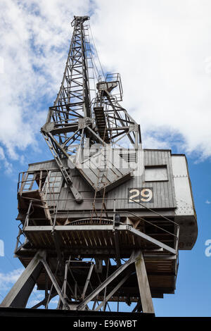 The four remaining Stothert and Pitt cranes on Prince's Wharf by the ...