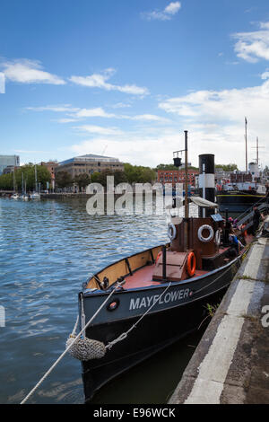 The 'Mayflower' (the world's oldest steam tug built in 1861), prepares ...