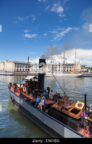 The 'Mayflower' (the world's oldest steam tug built in 1861), prepares ...