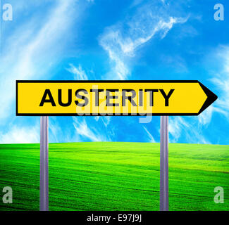 Beautiful illustration Blue Economic Crisis symbol icons on a bright ...