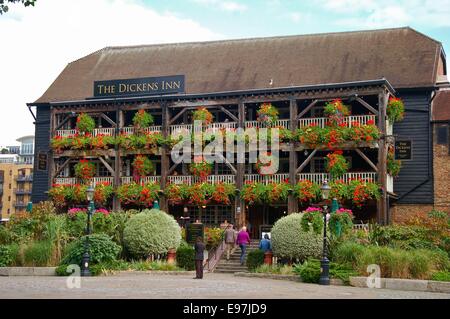 The Dickens Inn pub at St Katherines Dock in London. Photo by Gordon ...