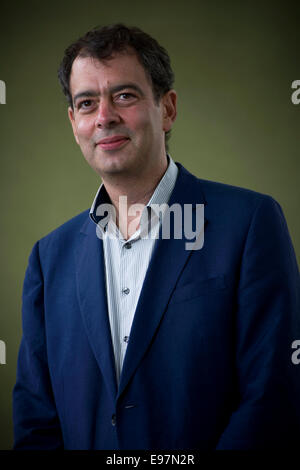 British political scientist David Runciman appearing at the Edinburgh ...