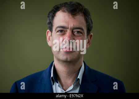 British political scientist David Runciman appearing at the Edinburgh ...