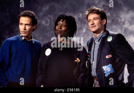 billy crystal,whoopi goldberg,robin williams,comic relief VII Stock ...