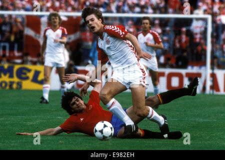 Soccer - European Championships 1984 - Final - France v Spain Stock ...