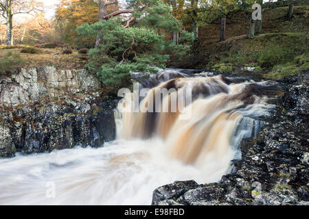 The River Tees in Flood Conditions with a Danger Deep Water Sign and ...