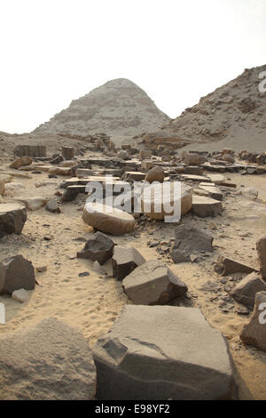 The Pyramid of Nyuserre Ini built in the necropolis of Abusir, Egypt ...