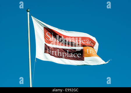 Flag of Stratford-upon-Avon Stock Photo - Alamy