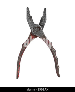 slip joint adjustable pliers wrench isolated in white background Stock ...