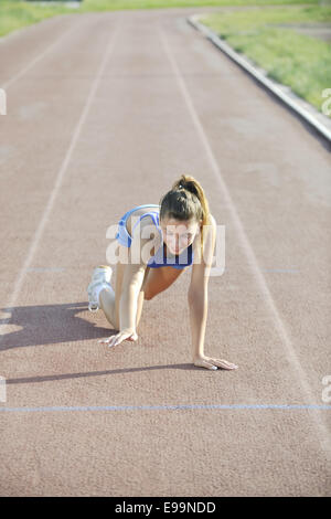 finaly at finish line Stock Photo - Alamy