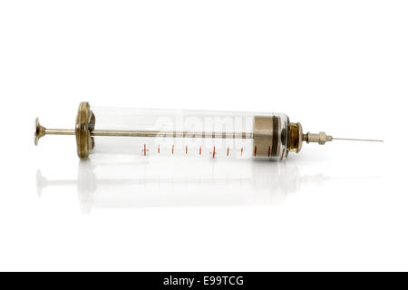 large syringe with thick needle Stock Photo - Alamy