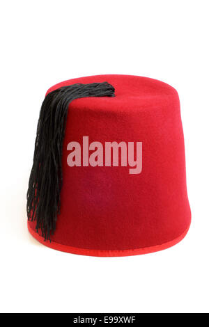 Traditional Fez (tarboosh) hat with tassel, Agadir, Souss-Massa-Draâ ...