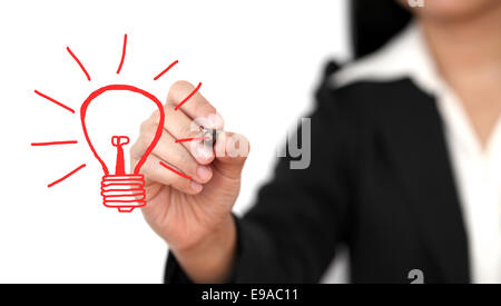 Hand drawing new business concept Stock Photo - Alamy