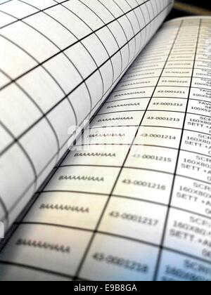 Inventory, Accounting, office , desk Stock Photo - Alamy