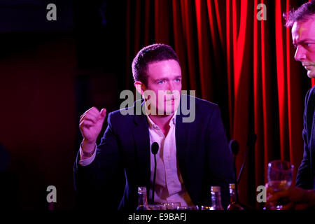 Bill Knott & Rowley Leigh at the Soho Literary Festival Stock Photo - Alamy