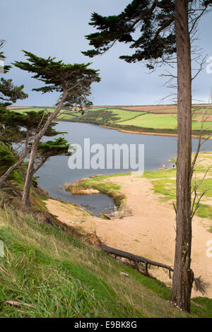 Loe Pool, Cornwall Stock Photo - Alamy