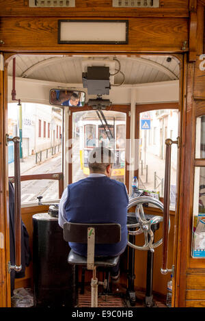 tramcar steering wheel Stock Photo - Alamy