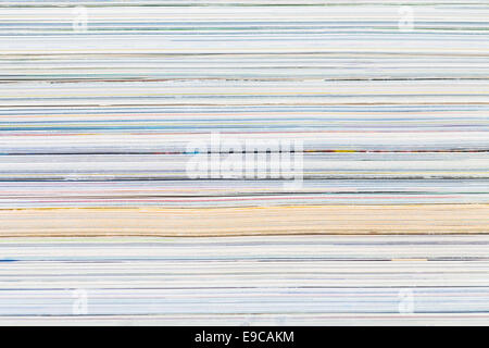 close-ups of stack of colorful magazines - publications Stock Photo - Alamy