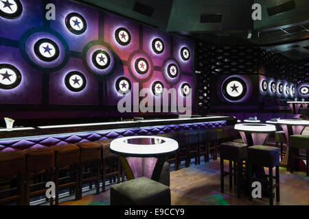 Dance club interior. Payner Dance Center Bulgaria Stock Photo - Alamy