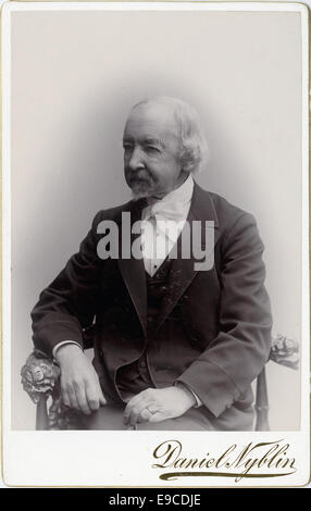 This image of Zacharias Topelius shows him as an older man with a beard ...