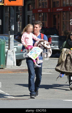 Jason Hoppy out with his daughter Bryn Hoppy on a sunny day Featuring ...