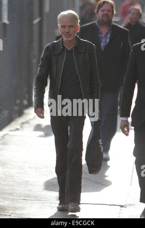 Billy Bob Thornton departs Jimmy Kimmel Live! in Hollywood. Featuring ...