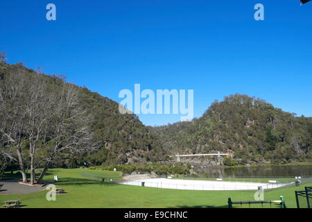 The First Basin in the Cataract Gorge Reserve features a swimming pool ...