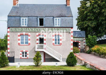 Dead Man's Corner Museum in St Côme Du Mont, Normandy, France Stock ...