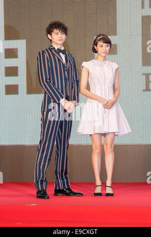 Azusa Okamoto, Oct 23, 2014 : Japanese actress Azusa Okamoto poses for ...