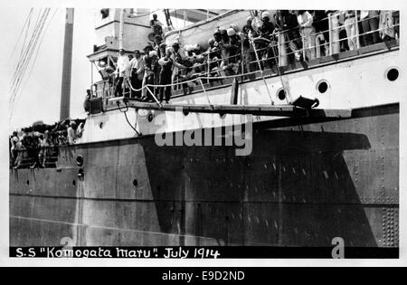 The photograph depicts the Komagata Maru incident, which occurred in ...