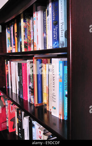 book shelf of novels Stock Photo - Alamy