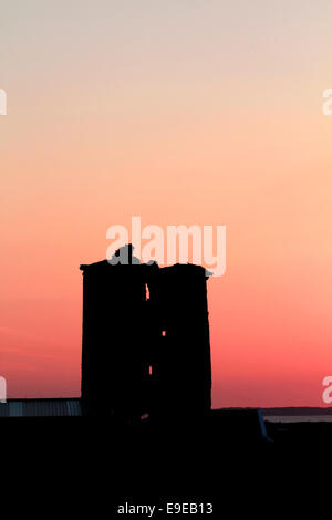 Renvyle Castle at sunset, Renvyle, Connemara, County Galway, Ireland ...