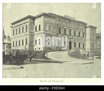 A 1894 illustration of the Bank of Finland in Helsinki, capturing the ...
