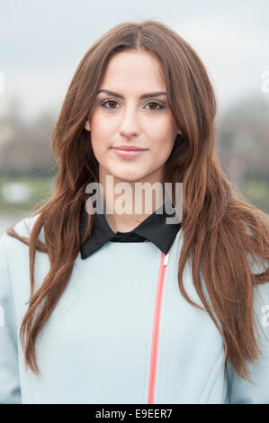 Made in Chelsea star, Lucy Watson leaves The Phene pub in a white ...