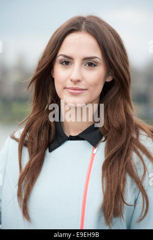 Made in Chelsea star, Lucy Watson leaves The Phene pub in a white ...