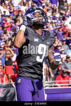 October 25th, 2014: .TCU Horned Frogs wide receiver Ty Slanina (13 ...