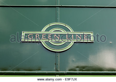 Green Line Bus Sign Stock Photo: 63783585 - Alamy