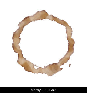 Coffee Stain Isolated, Coffe Wet Stamp, Mug Bottom Round Mark, Spilled ...