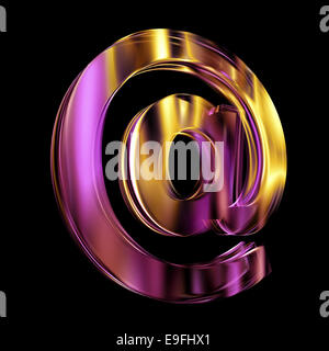 Flaming 3D Sign Stock Photo - Alamy