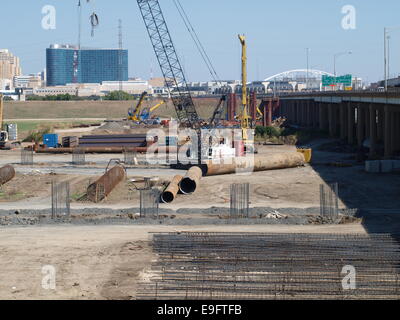 Trinity River Corridor Takes Shape Stock Photo - Alamy