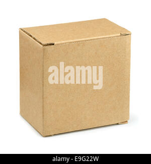 corrugated cardboard box for small packet parcel Stock Photo - Alamy