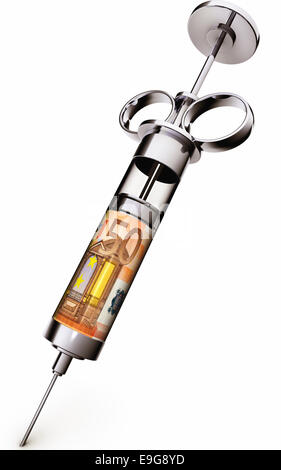 injection of money Stock Photo - Alamy