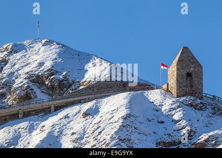 Hohe Tauern National Park, Alpen, Krimml Waterfalls, winter, snow ...