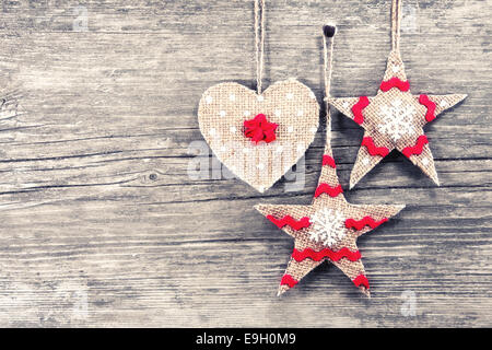 Christmas wooden background, card with christmas decoration, christmas ...