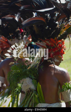 Jiwaka Tribe from Western Highlands at Mt Hagen Show Papua New Guinea ...