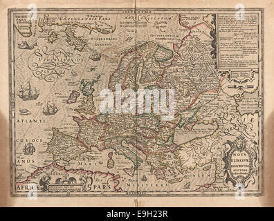 Map of Europe 1623 Stock Photo - Alamy