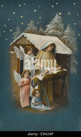 A historical postcard from 1912 depicting a scene in Lendava, a town in ...