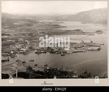 This photograph from the National Library of Norway shows a historical ...